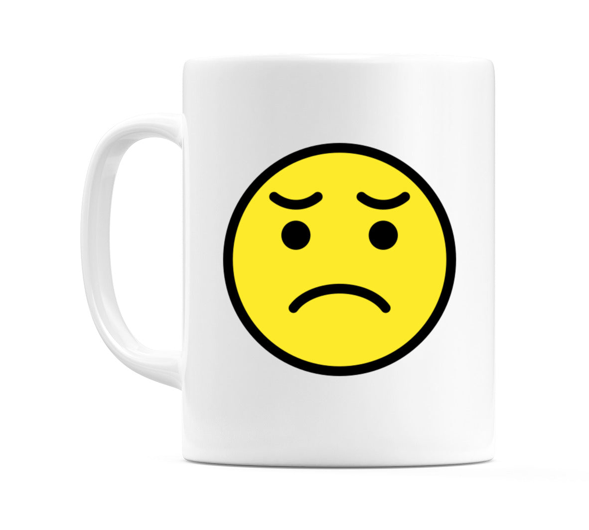 Disappointed Face Emoji Mug - WeDoMugs.com