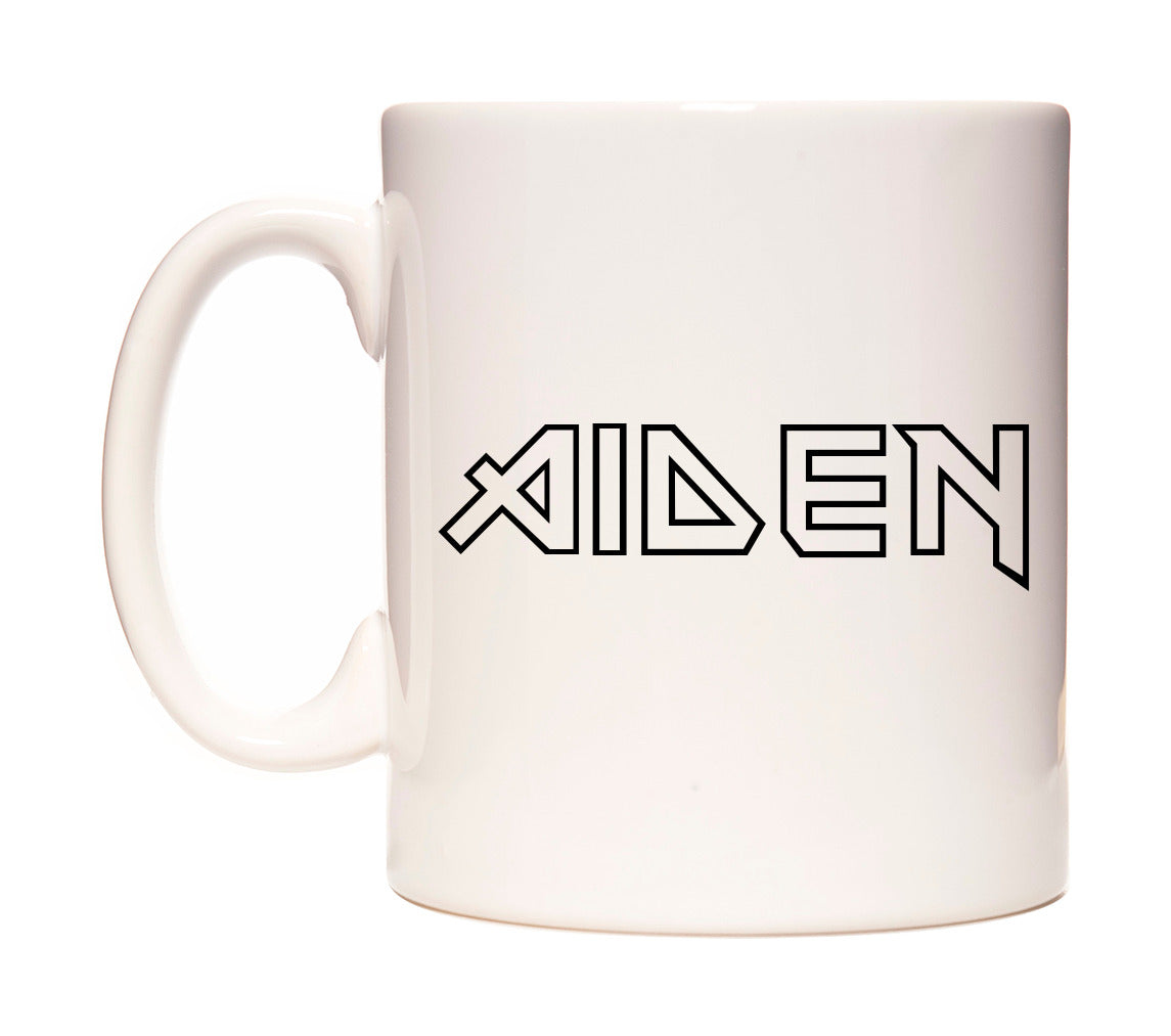 Aiden - Iron Maiden Themed Mug - WeDoMugs.com