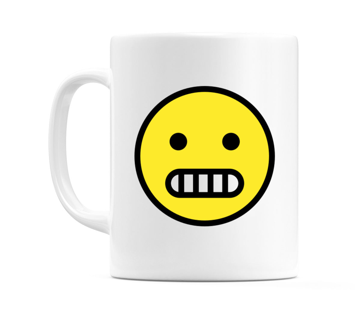 Grimacing Face Emoji Mug - WeDoMugs.com