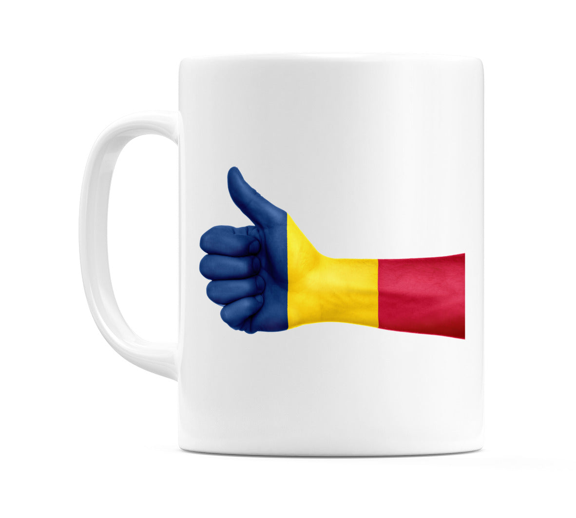 Chad Thumbs up Flag Mug - WeDoMugs.com